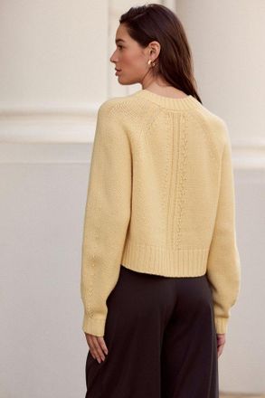 Next V-Ausschnitt-Pullover N. Premium Pullover mit V-Ausschnitt aus Lambswool (1-tlg)