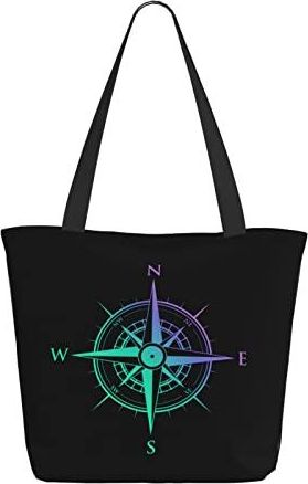 AOOEDM Compass Spinnings Top Ladies Shopping Bag 13x11x7in.Le cadeau parfait pour la Saint-Valentin.Cest de la Saint-Valentin pour maman, fille, &eacute;pouse, etc