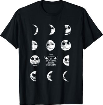 Disney Nightmare Before Christmas Moon Faces T-Shirt