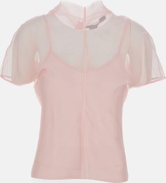 Federica Tosi Seiden-organza-bluse Mit Top