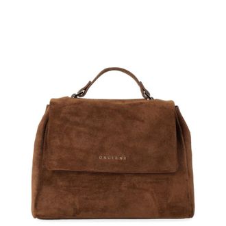 Orciani Femme, Sacs, Brun, Taille: ONE Size Sveva Peach Small Handbag