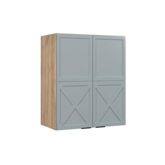 Vicco H&auml;ngeschrank Fame-Line, h&auml;ngender K&uuml;chenschrank, Hellblau-grau, 60 cm