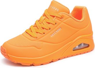 Skechers Damen Uno Night Shades Sneaker, Orange, 38 EU