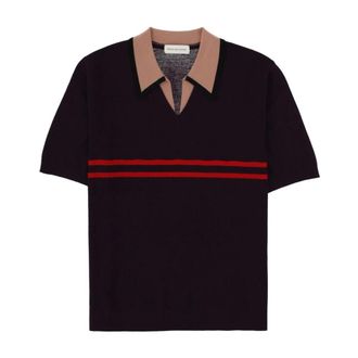 Dries Van Noten Molar Polo - - Tops - Herren - Lila - L