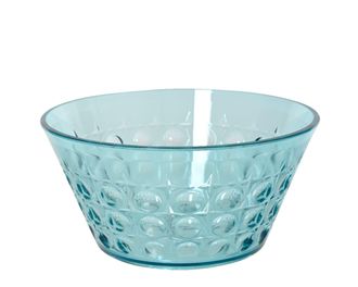 Decoris Schale 15x7cm Kunststoff - Servierschale gemustert - Schalen & Sch&uuml;sseln - Dessertschale Eisschale M&uuml;slischale Salatschale Obstschale Dekoschale - Ges