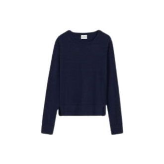 Closed Femme, Pulls, Bleu, Taille: 38 FR Pull col rond en jersey