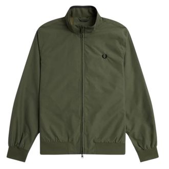 Fred Perry Grüne Brentham-Jacke von Fred Perry
