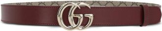 Gucci Signature Double G-buckle Reversible Leather Belt