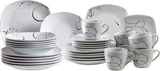 Mäser MÄSER Domestic by Geschirr 30-TLG weiß