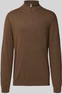 Only & Sons Regular Fit Troyer aus Baumwoll-Viskose-Mix Modell LOUI