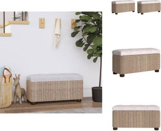 vidaXL Vidaxl - Bancs de rangement lot de 2 avec coussin gris 69 cm quenouille - Banc Coffre - Banc Rangements - Meuble Entrée - Banc Design - Banc Moderne