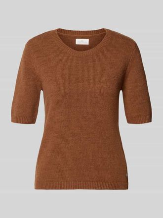 Fynch-Hatton Strickpullover mit Rundhalsausschnitt und 1/2-Arm