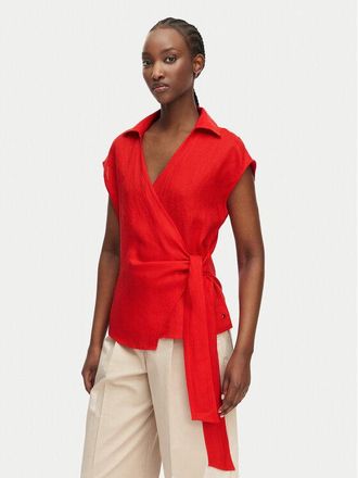Tommy Hilfiger Bluse WW0WW49632 Orange Regular Fit
