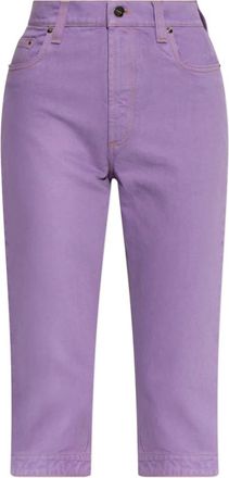 Versace Femme, Jeans, Violet, Taille: W27 Jean Capri