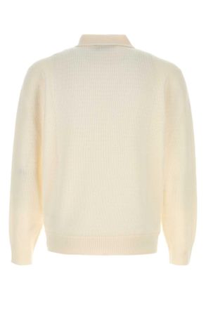 Canali Virgin Wool Blend Polo Shirt - Beige