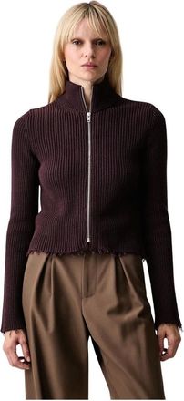 Maison Margiela Cardigans - Femme - Pulls - Brun - Taille: 38 FR