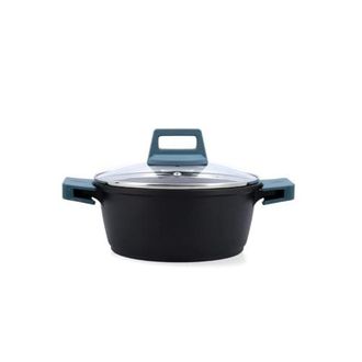 Quid Confort Kochtopf aus Aluminiumguss, 20 cm - 2,2 l, Aluminium, geeignet f&uuml;r Glaskeramik, geeignet f&uuml;r Induktion, 2 Schichten mit Antihaftbeschichtung