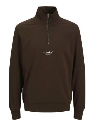 Jack & Jones Plus Size Sweatshirt JJESOHO SWEAT QUARTER ZIP HN NOOS PLS