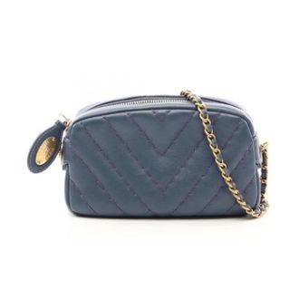 Chanel Pre-owned Vintage Cross Body Bag - - Pre-owned - Damen - Blau - ONE SIZE
