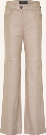 Marc Cain Hose Warri In Lederoptik braun