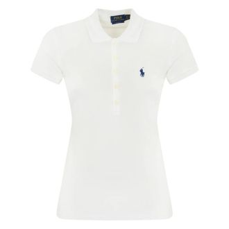 Polo Ralph Lauren Piqu&eacute;-Polohemd - - Tops - Damen - Wei&szlig; - L