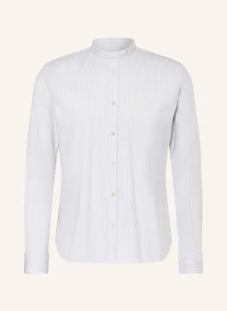 Gottseidank Gottseidank Trachtenhemd Lenz Slim Fit Mit Stehkragen grau