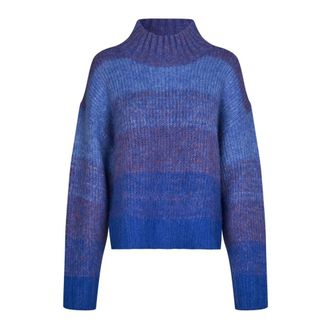Lollys Laundry Millell Knit Ls Pullover - - Knitwear - Damen - Blau - XS