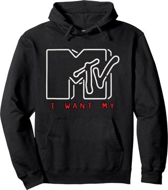 Giesswein Ich Will Mein MTV Neon Logo Pullover Hoodie