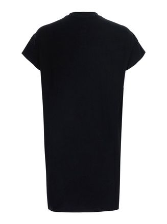 Rick Owens Mens T-Shirt Jumbo Black Cotton T-Shirts And Polos