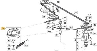 STIGA Sports Elektromagnetische Kupplung Traktor Modelle AT398A ORIGINAL STIGA 118399085/0