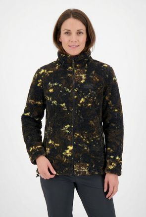 Jack Wolfskin Fleecejacke JACK WOLFSKIN, Damen, Gr. XXL, lichen peat, Fleece, Obermaterial: 100% Polyester. Futter: 100% Polyester, bedruckt, h&uuml;ftbedeckend, abgeste