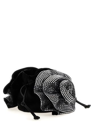 Magda Butrym Womens Black Viscose Crossbody Bag