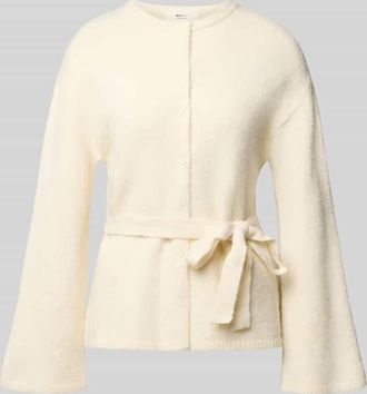 Gina Tricot Cardigan mit Woll-Anteil und Bindeg&uuml;rtel