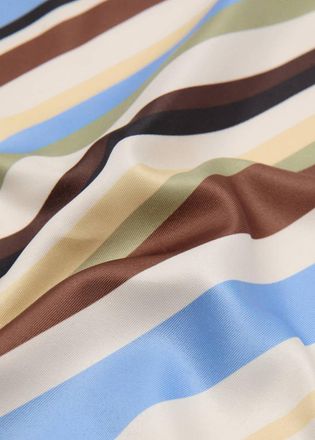 Mango Foulard imprim&eacute; carreaux vert - Femme - Taille unique - MANGO