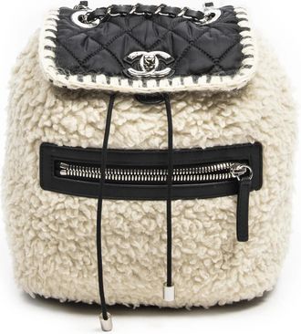 Chanel Crossbody Bags - Coco Neige Flap Backpack - Gr. unisize - in Wei&szlig; - f&uuml;r Damen