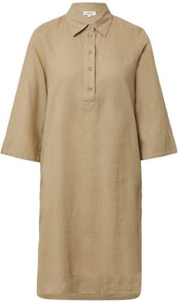 s.Oliver Minikleid Kleid Kurzes Blusenkleid aus Leinenmix mit Eingrifftaschen