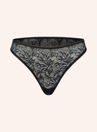 erlich textil Erlich Textil Iconic Lace String Aus Nachhaltiger Spitze - Atmungsaktiv schwarz