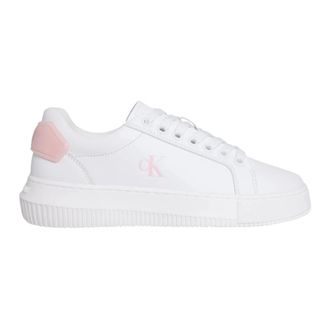 Calvin Klein Jeans Femme, Chaussures, Blanc, Taille: 39 EU sneaker Pelle