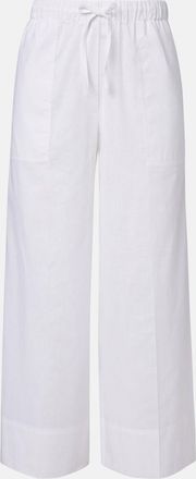 Toteme Pantalon ample en coton et lin