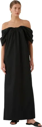 Lebrand Lebrand, Femme, Robes, Noir, Taille: 42 FR Charlotte Maxi Dress