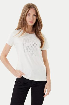 Liu Jo T-Shirt TF5166 JS003 Écru Regular Fit