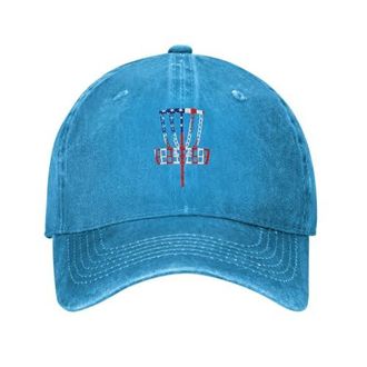 Generic Disc Golf Drapeau des &Eacute;tats-Unis Femme Homme Snapback Cap Athl&eacute;tique Chapeau De Cowboy Classic Casquette De Baseball pour Golf Running Cyclisme