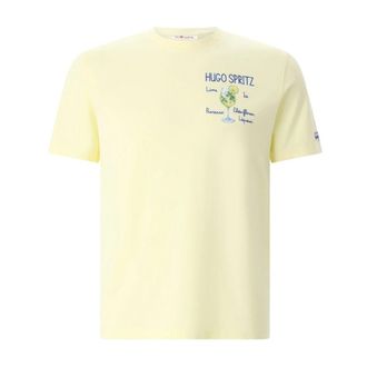 MC2 Saint Barth Mojito Embroidery T-Shirt - - Tops - Herren - Gelb - L