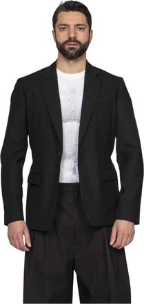 Moschino Homme, Vestes, Noir, Taille: XL Giacca 1555 Fantasia