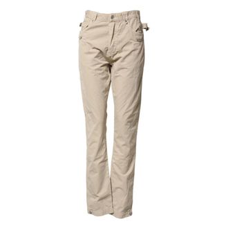 Daniele Alessandrini Femme, Pantalons, Beige, Taille: W33 Jeans Droits