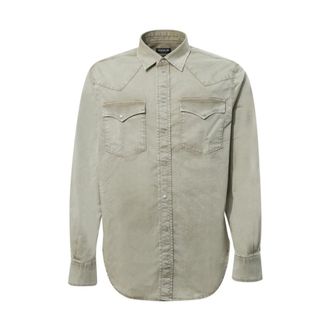 Dondup Texan Shirt - - Shirts - Herren - Braun - M
