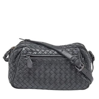 Bottega Veneta Pre-owned Leder Umh&auml;ngetasche - - Pre-owned - Damen - Schwarzk - ONE SIZE