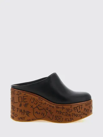 Chlo&eacute; Chaussures Compens&eacute;es Femme couleur Noir