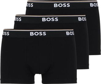 HUGO BOSS Trunk 3P Power - - Underwear - Herren - Schwarzk - M