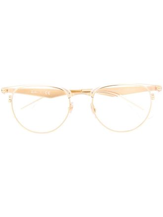 Ray-Ban lunettes de vue &agrave; monture ronde - Or